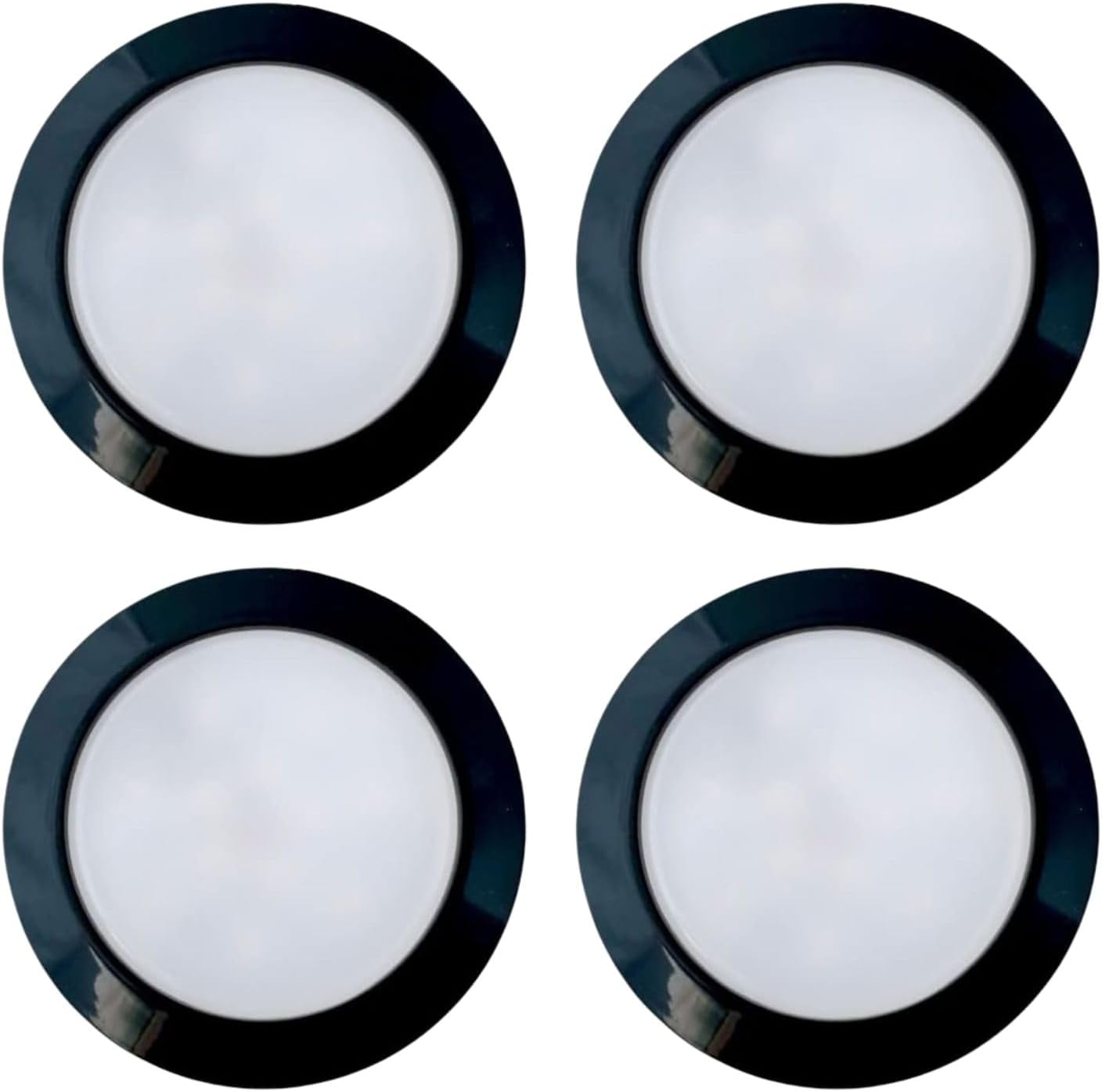 Marvix 4 x LED 12V 24V Spot Lights Black Surface Mounted Downlights ...