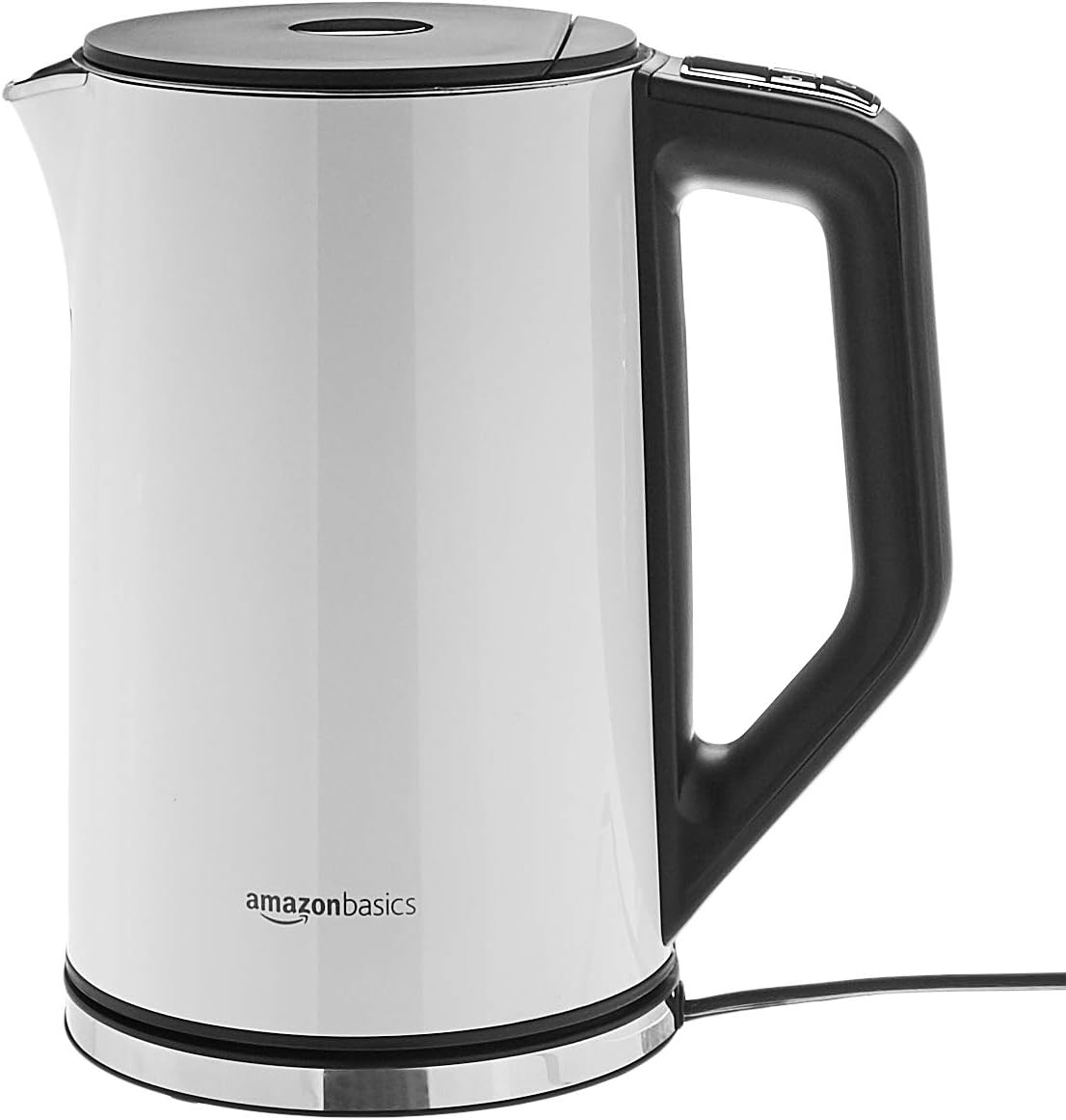 Amazon.com: Amazon Basics Cool-Touch Stainless Steel Kettle with ...