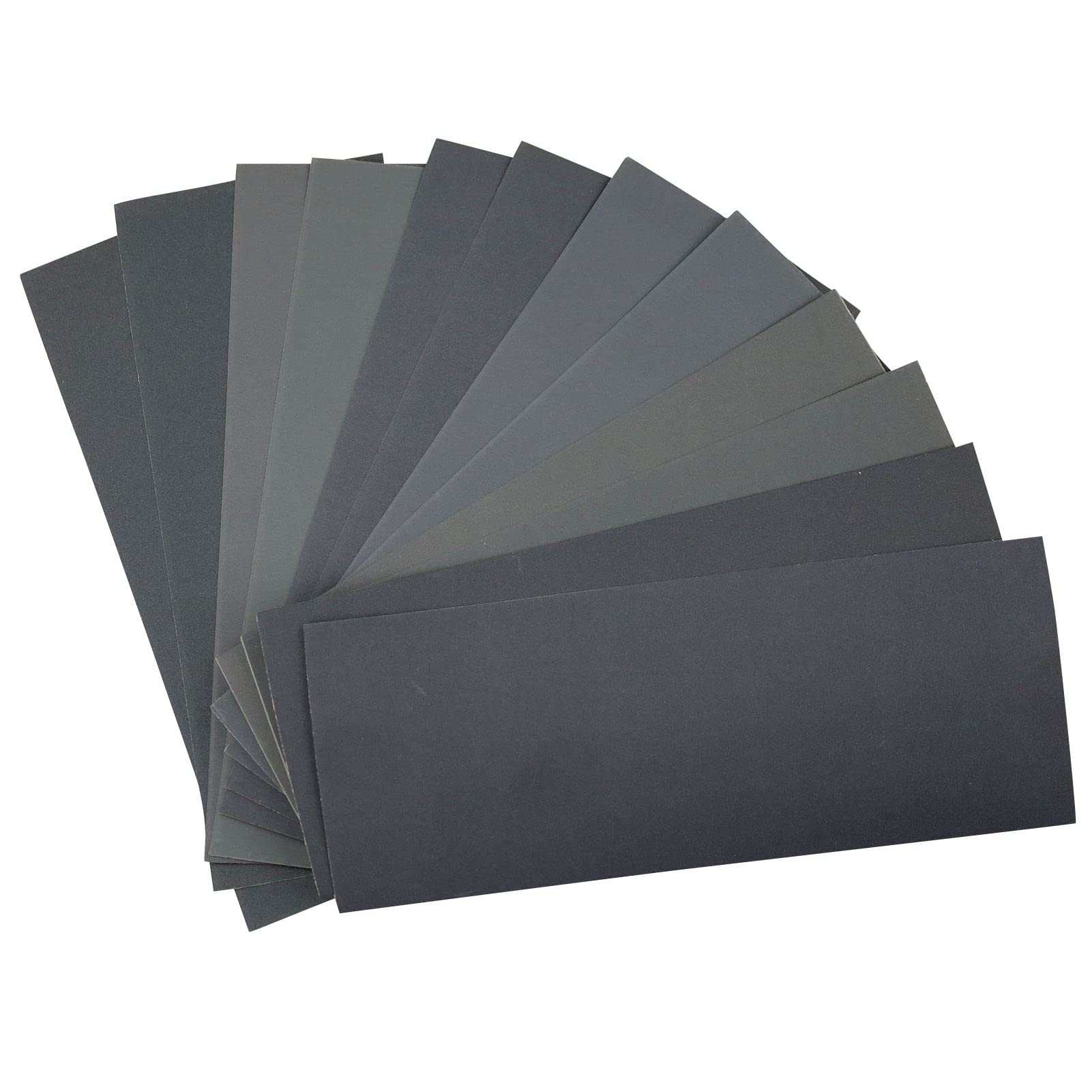 1200 to 5000 Assorted Grit Sandpaper, 23 x 9 cm,30 Pieces Wet and Dry ...
