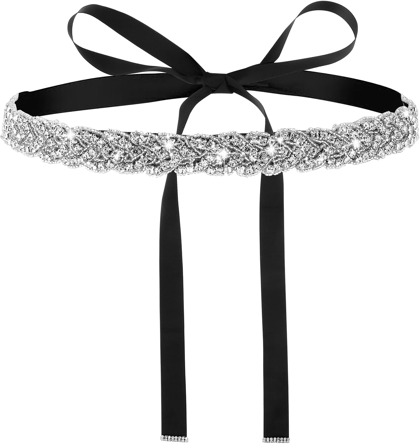 KALIONE Rhinestone Bridal Belt Crystal Wedding Dress Belt for Women ...