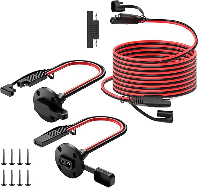 Amazon.com: Bateria Power SAE Connector SAE Extension Cable, SAE Power ...