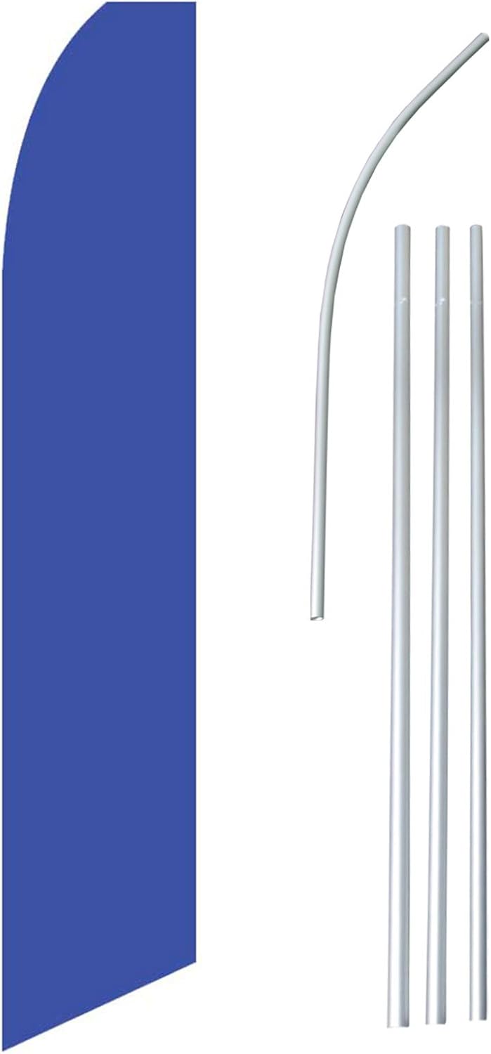 Amazon.com : NEOPlex Solid Dark Blue - Floppy Flappy Flutter Flag Set ...