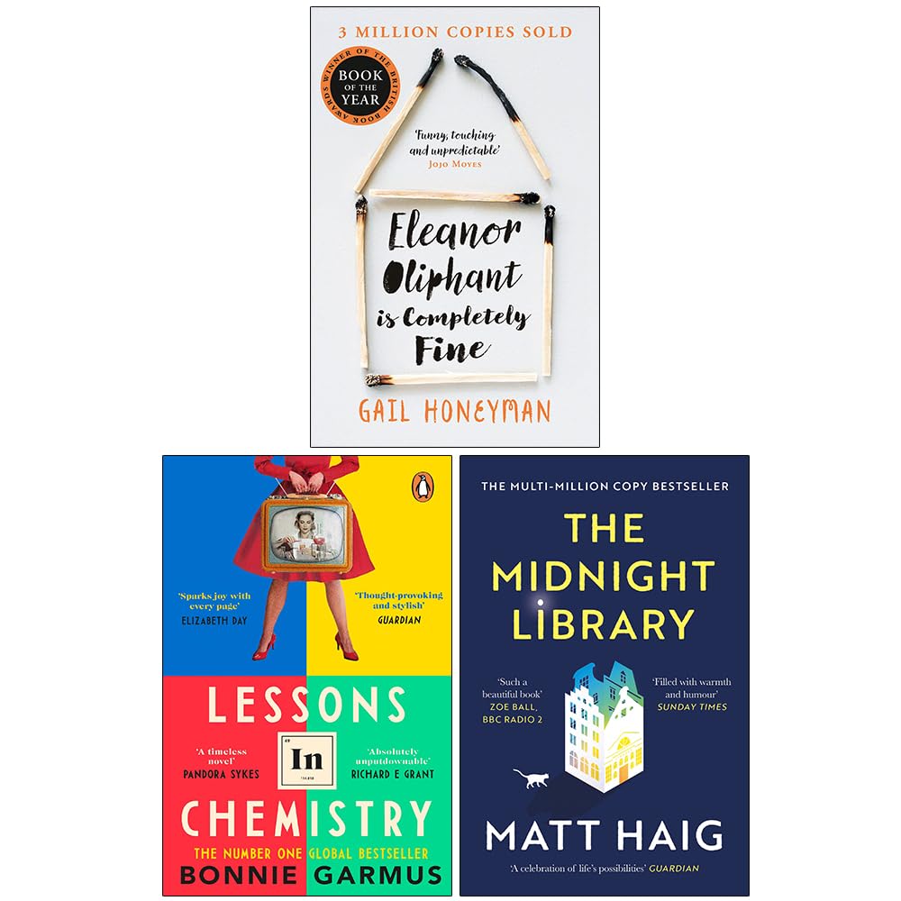 Eleanor Oliphant is Completely Fine, Lessons in Chemistry, The Midnight ...