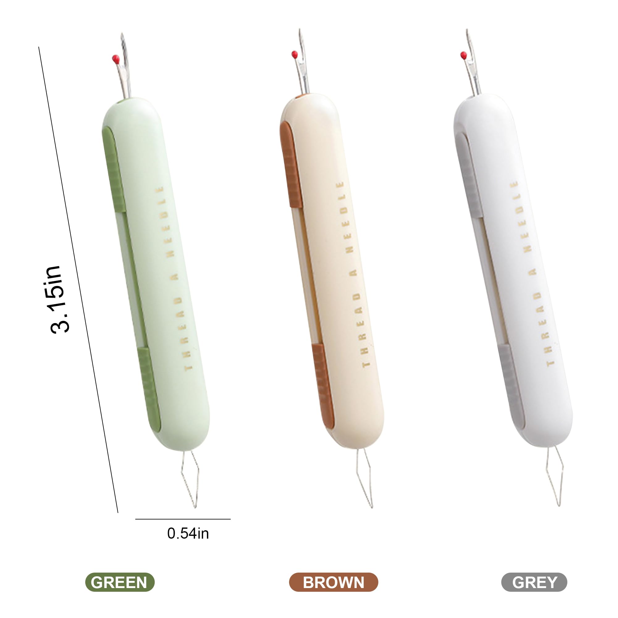 Snapklik.com : 2 In 1 Needle Threader Seam Ripper Sharp Sewing Seam ...