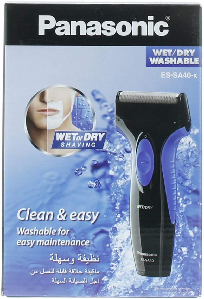 Amazon.com: Panasonic Electric Razor for Men, Wet Dry Shaver with 3 ...