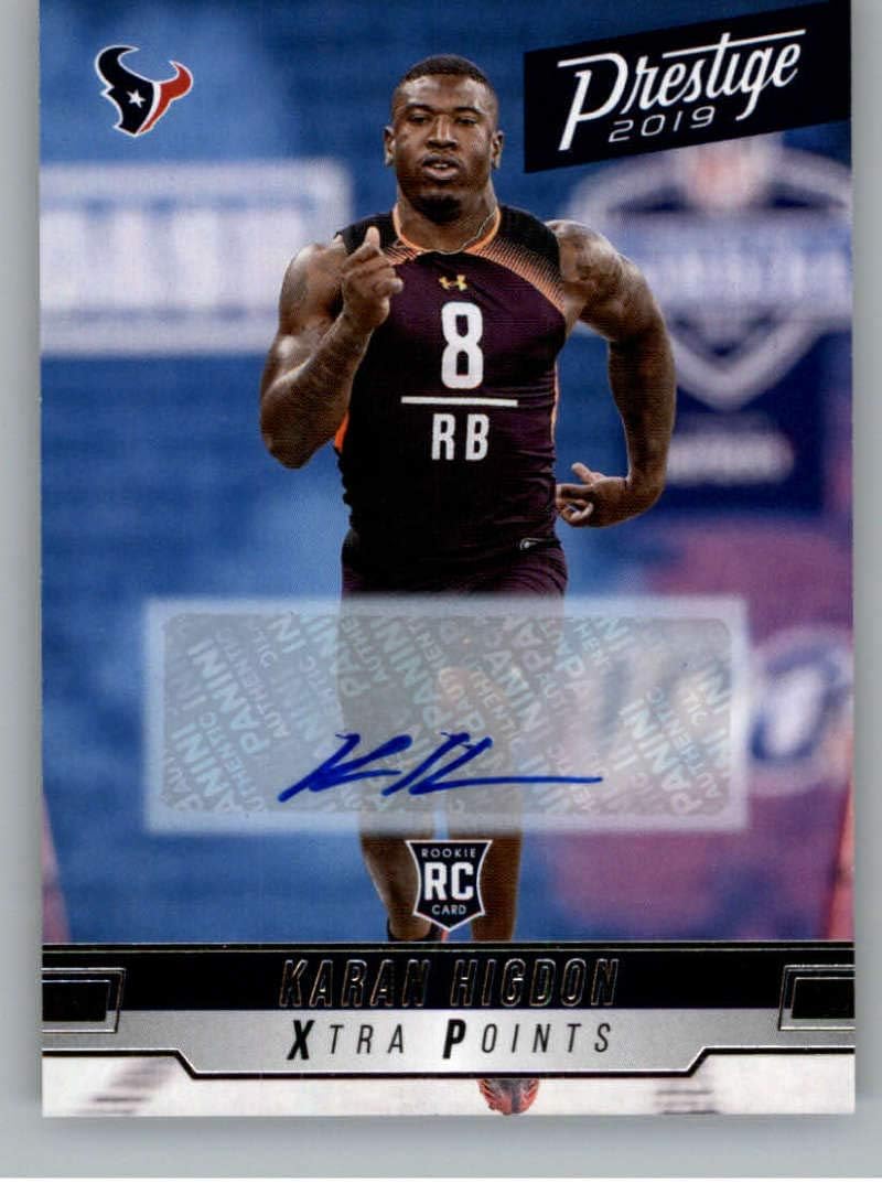 Amazon.com: 2019 Prestige Xtra Points Signatures Football #286 Karan ...