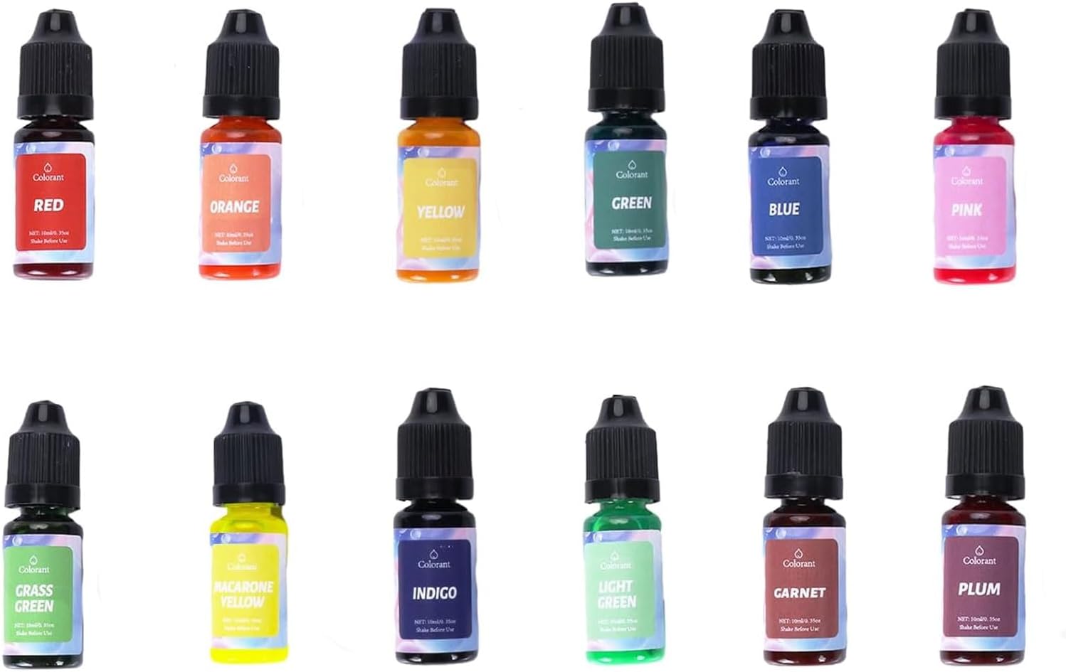 Candle Dye, 12 Colours Candle Dye for Soy Wax, Candle Colour Dyes for ...