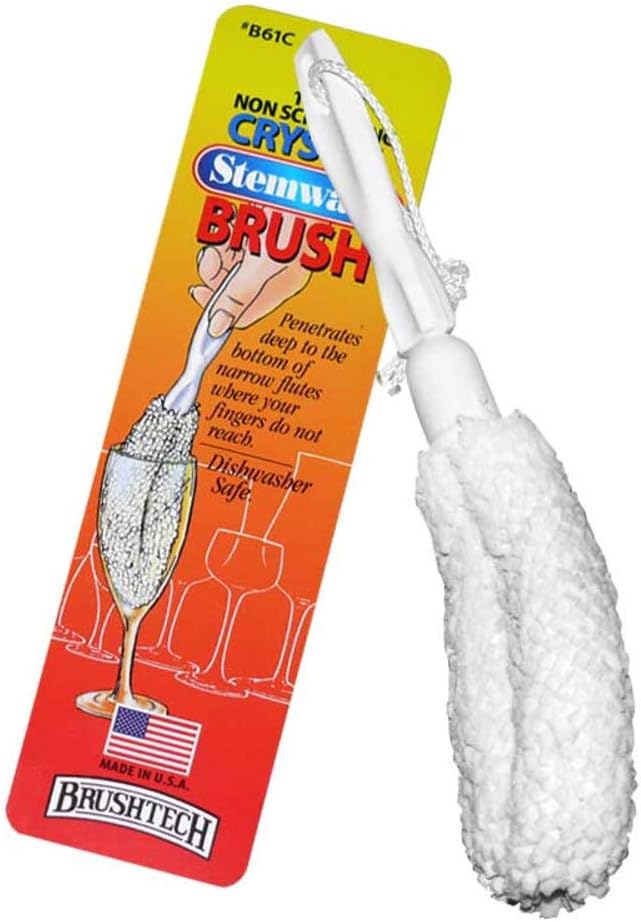 Amazon.com: Oenophilia Glass Cleaning Brush, Wine Glass Cleaning Tool ...