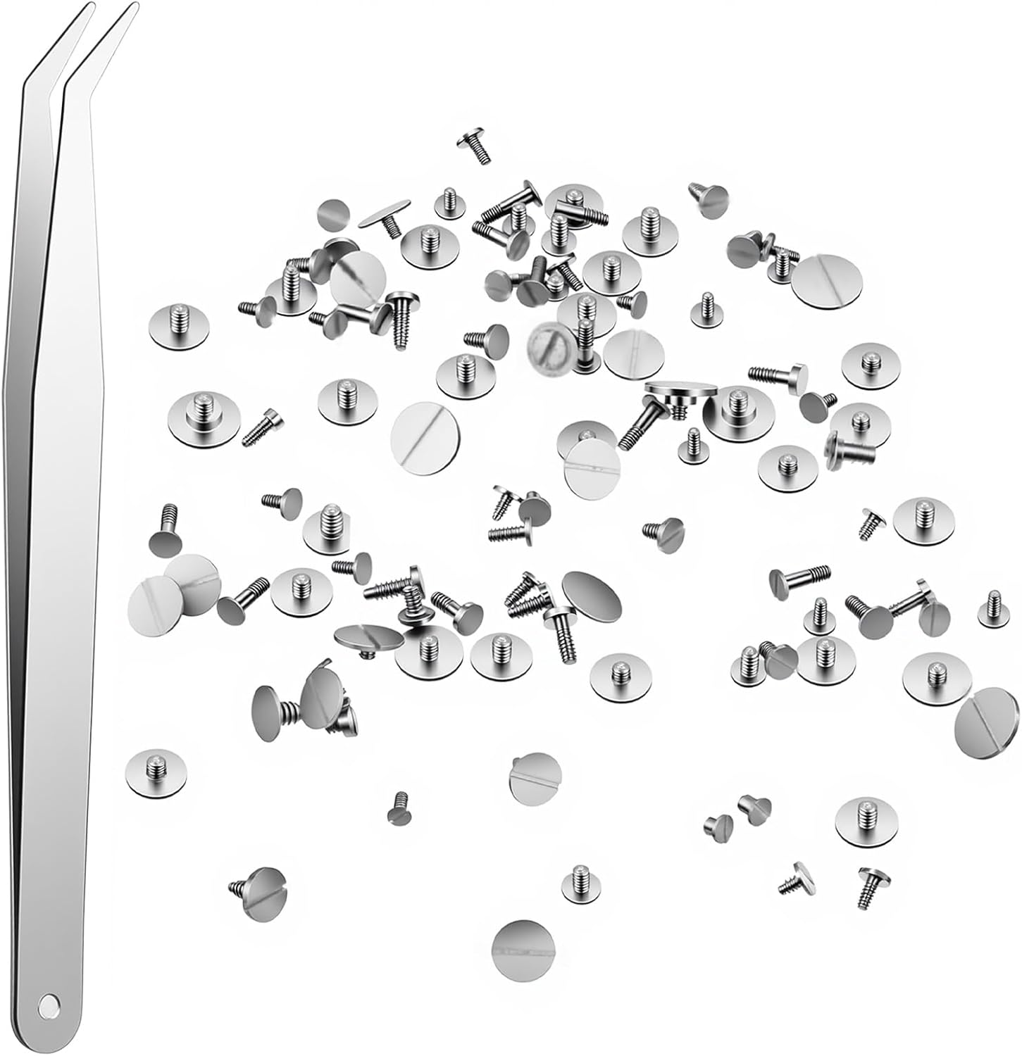 Amazon.com: Bruislard Watch Screws, 100Pcs Watch Battery Clamp Screw ...