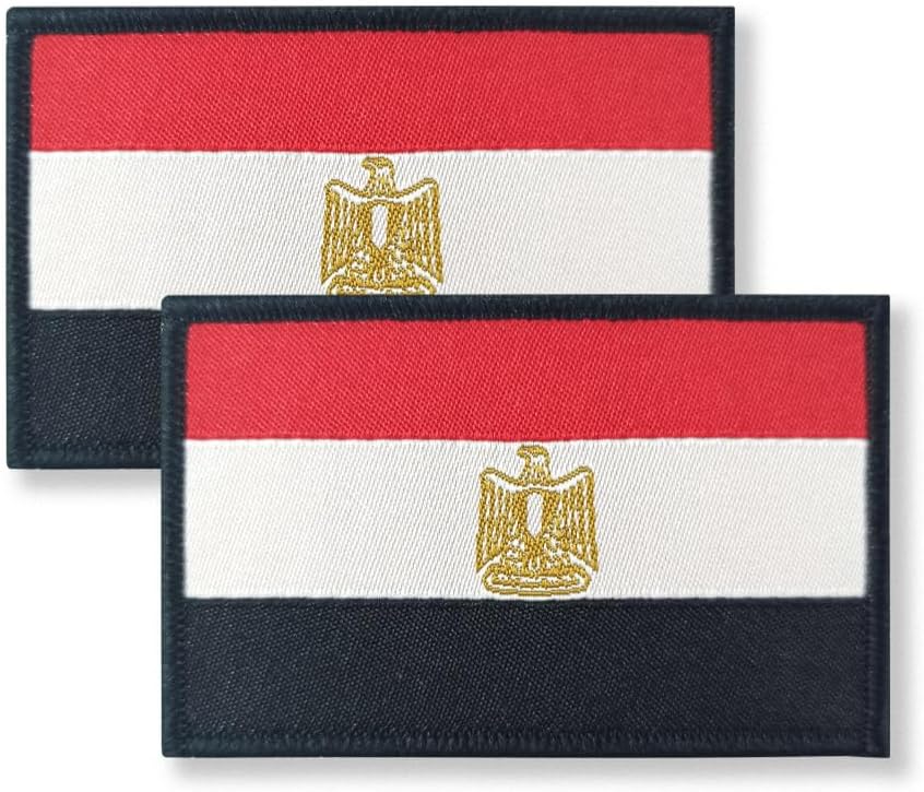 Amazon.com: Overdecor Egypt Egyptian Flag Patch Tactical Military Patches - Hook and Loop ...