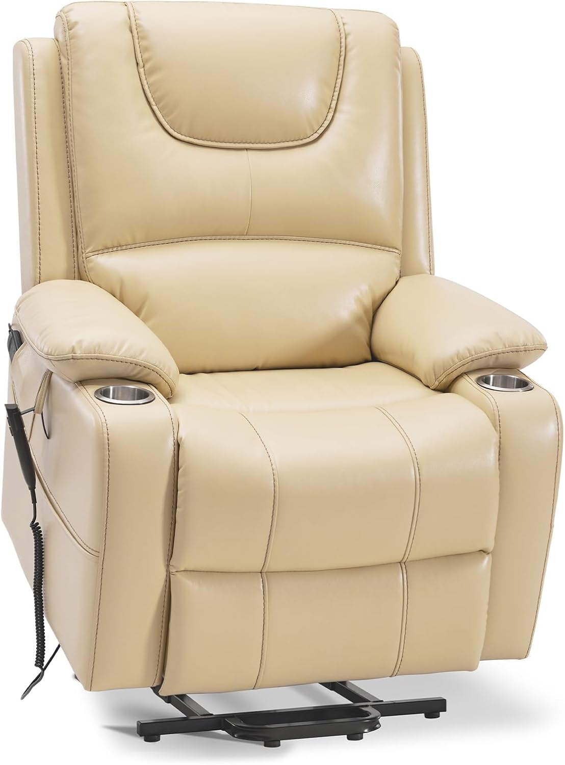 Amazon.com: Irene House 9196 Large Power Recliner Lay Flat Chair Dual ...