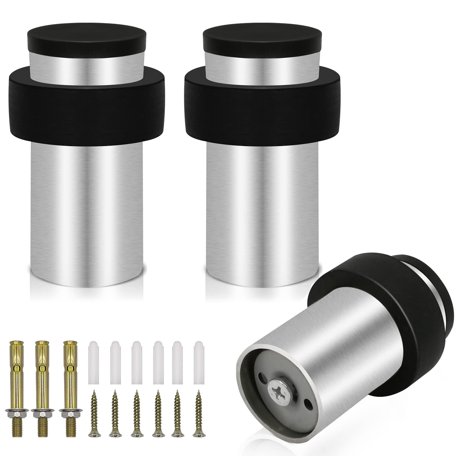 Tokplnudoor Stopper Floor Wall Mounted Door Stop Heavy Duty Door ...