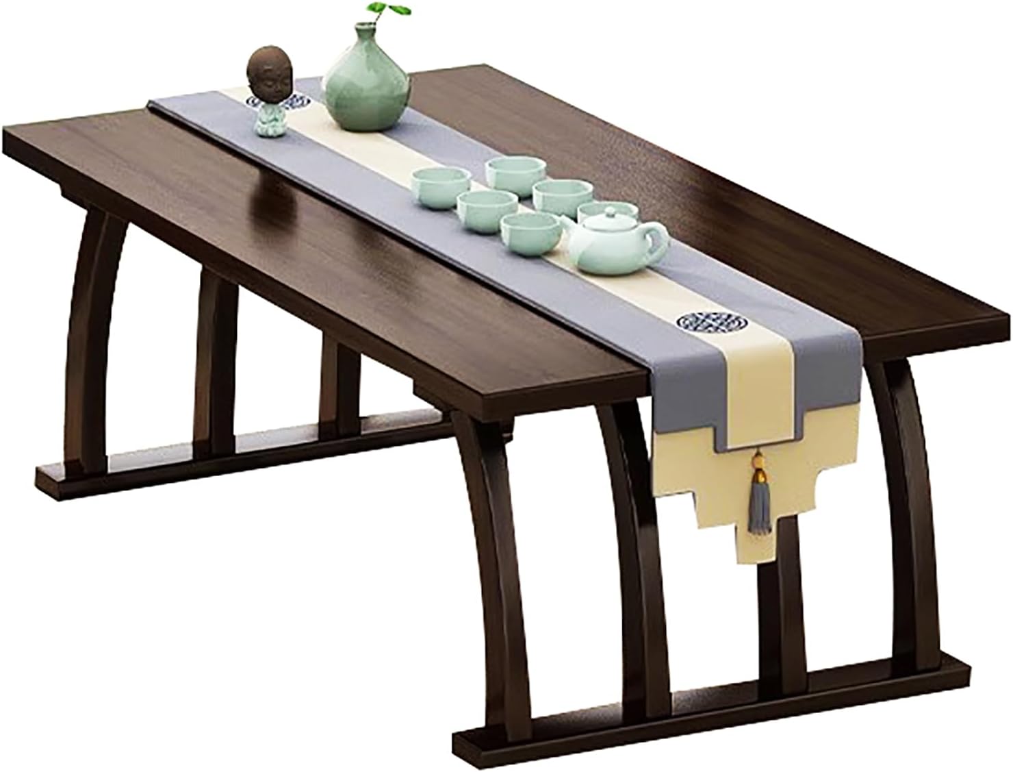 Amazon.com: Japanese Style Coffee Table for Sitting On The Floor,Solid ...