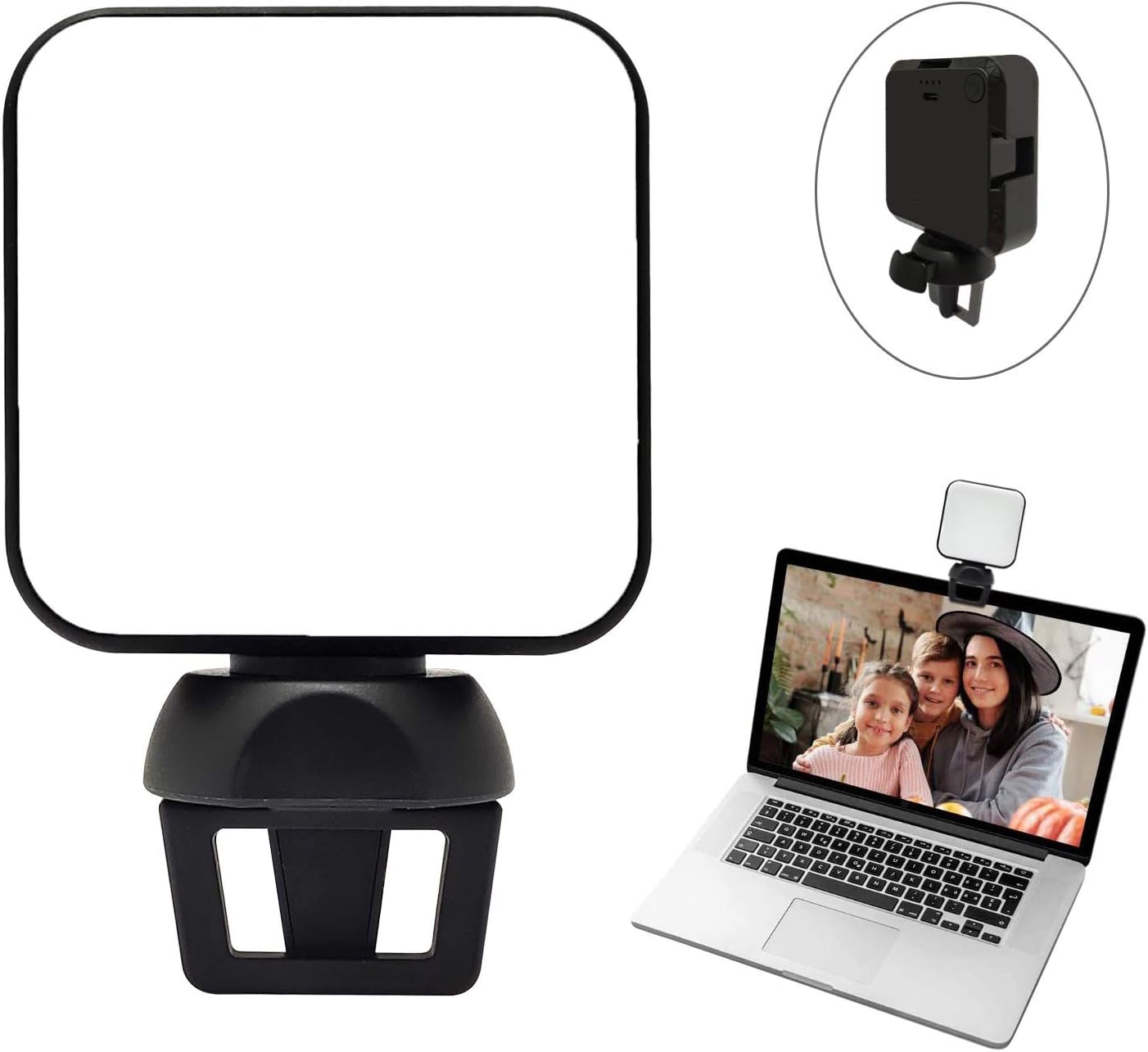 Amazon.com : Clip-on Ring Light for Laptop and Computer, 3 Light Modes ...