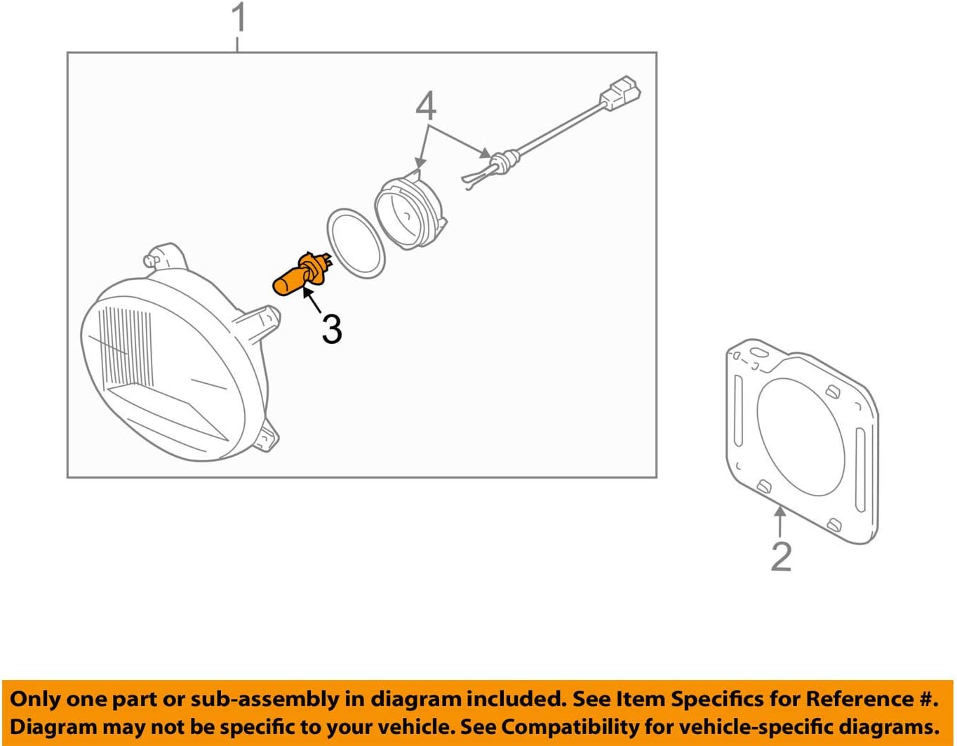 Amazon.com: Genuine Subaru 84920KE030 Exterior Bulb, 1 Pack : Automotive