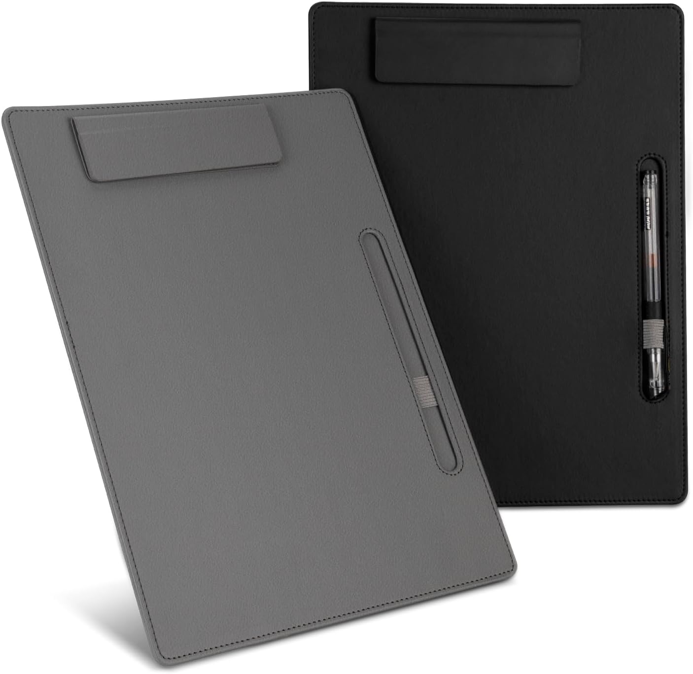 Klemmbrett Leder Schreibbrett A4 Klemmbrettmappe Magnetisches Clipboard ...