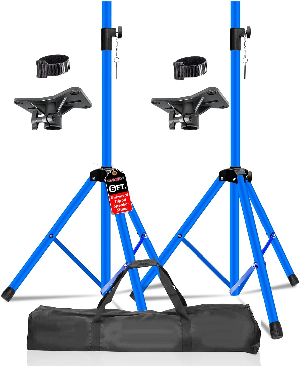 Amazon.com: 5 Core Speaker Stand Tripod Pair Floor Heavy Duty ...