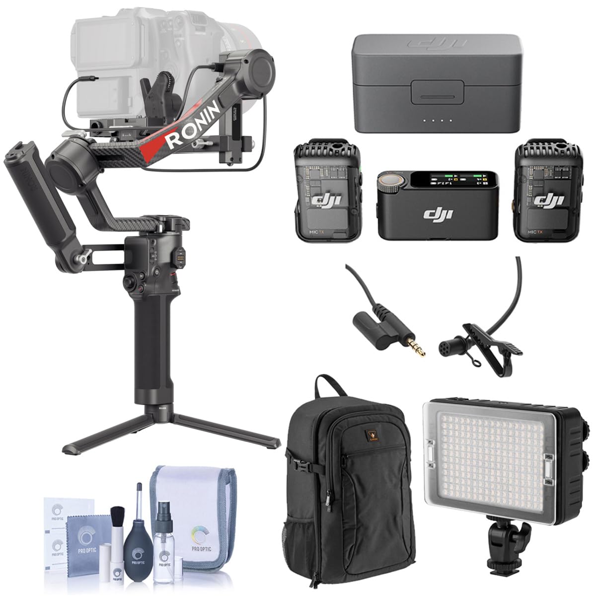 Amazon.com : DJI RS 4 Pro Combo, Bundle with Complete Kit : Electronics