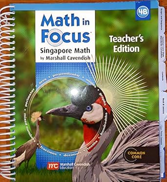 Amazon.com: Math in Focus: Singapore Math: Teacher's Edition, Book B Grade 4 2013: 9780547876726 ...