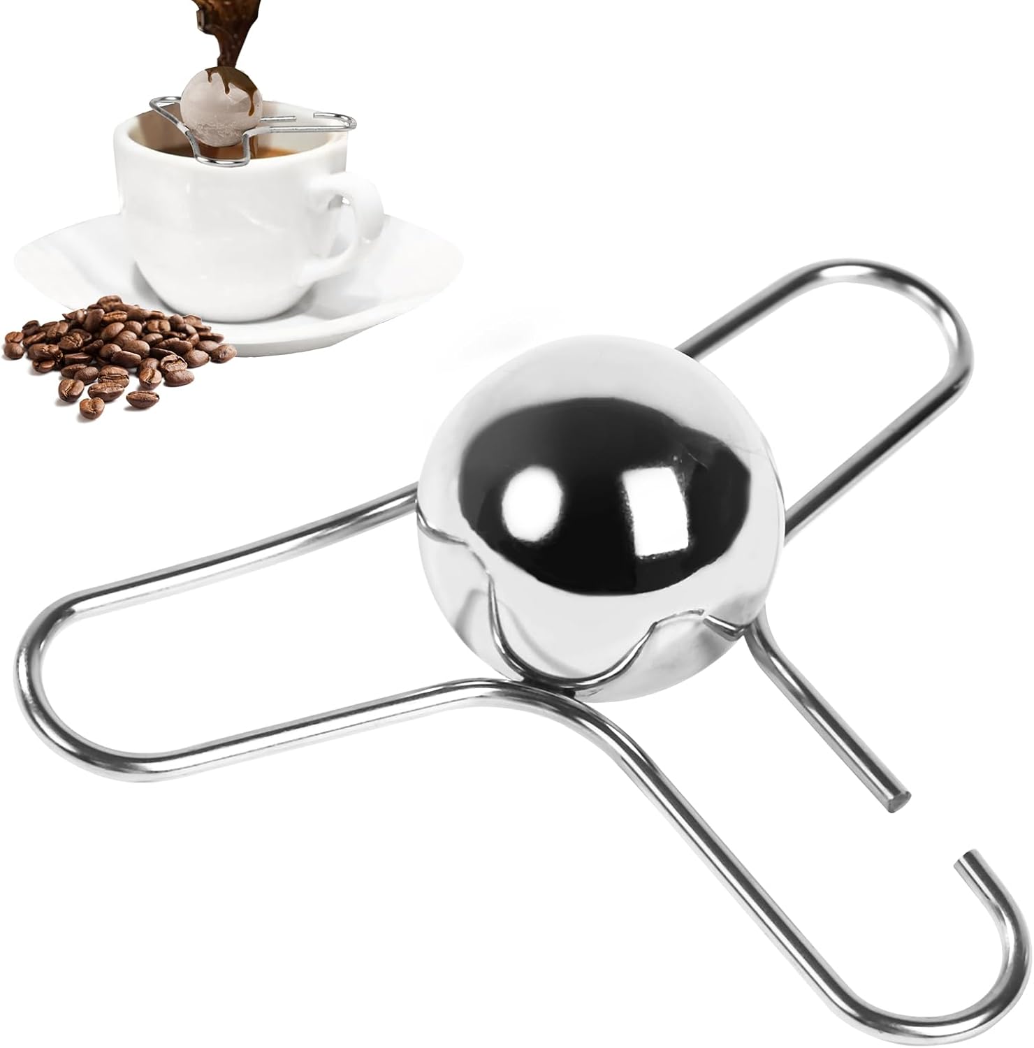 Amazon.com: BNVXR Coffee Cooling Tool, Reusable Stainless Steel Coffee ...