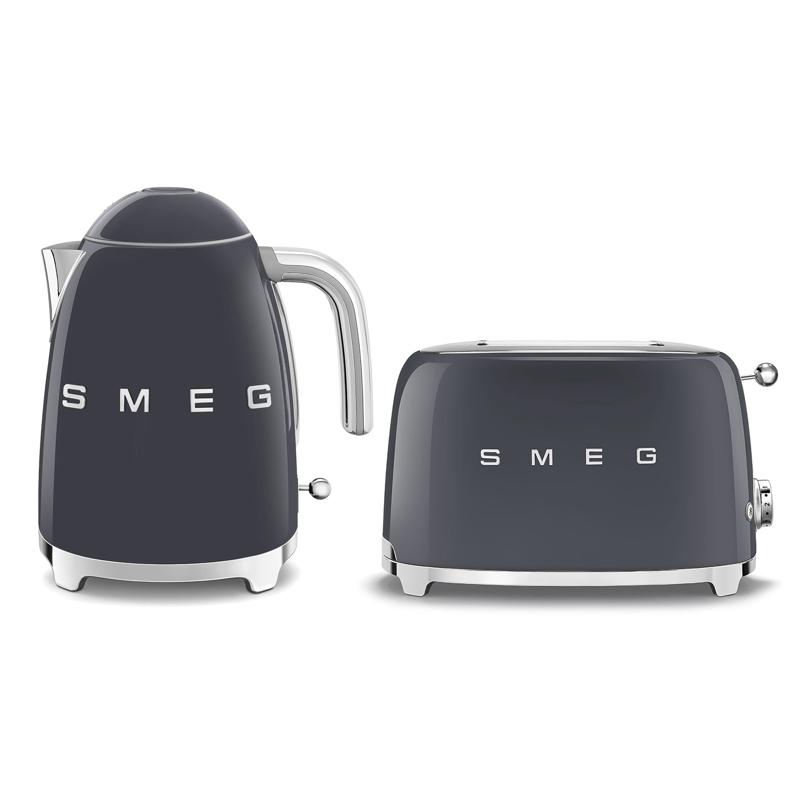 Smeg 50’s Style Retro Range Breakfast Set, 1.7L 3000W Kettle and Multi ...