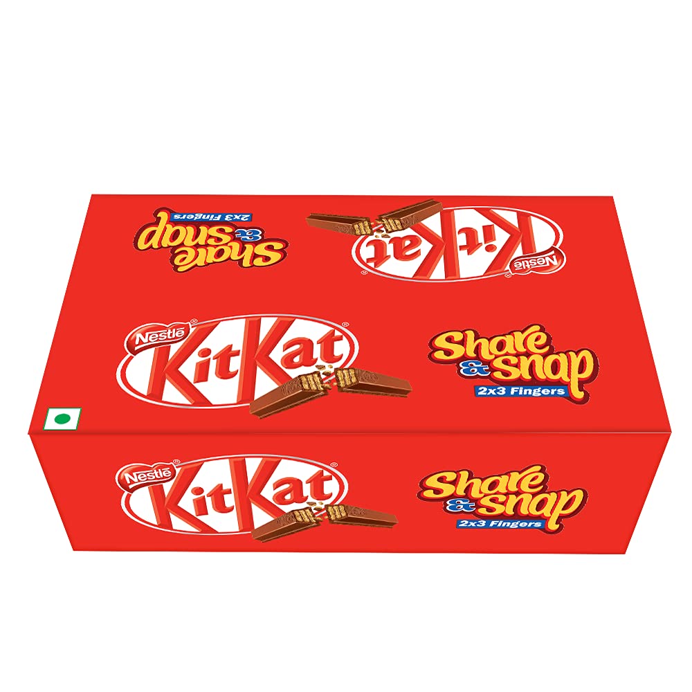 Nestle-KitKat Share & Snap 2×3 Fingers- 55 g (Pack of 12 Units)- 660g ...