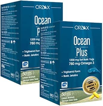 Ocean Plus Omega 3 1200 Mg 50 Kapsül Balık Yağı 2 Adet Cegwxyz3-2a ...