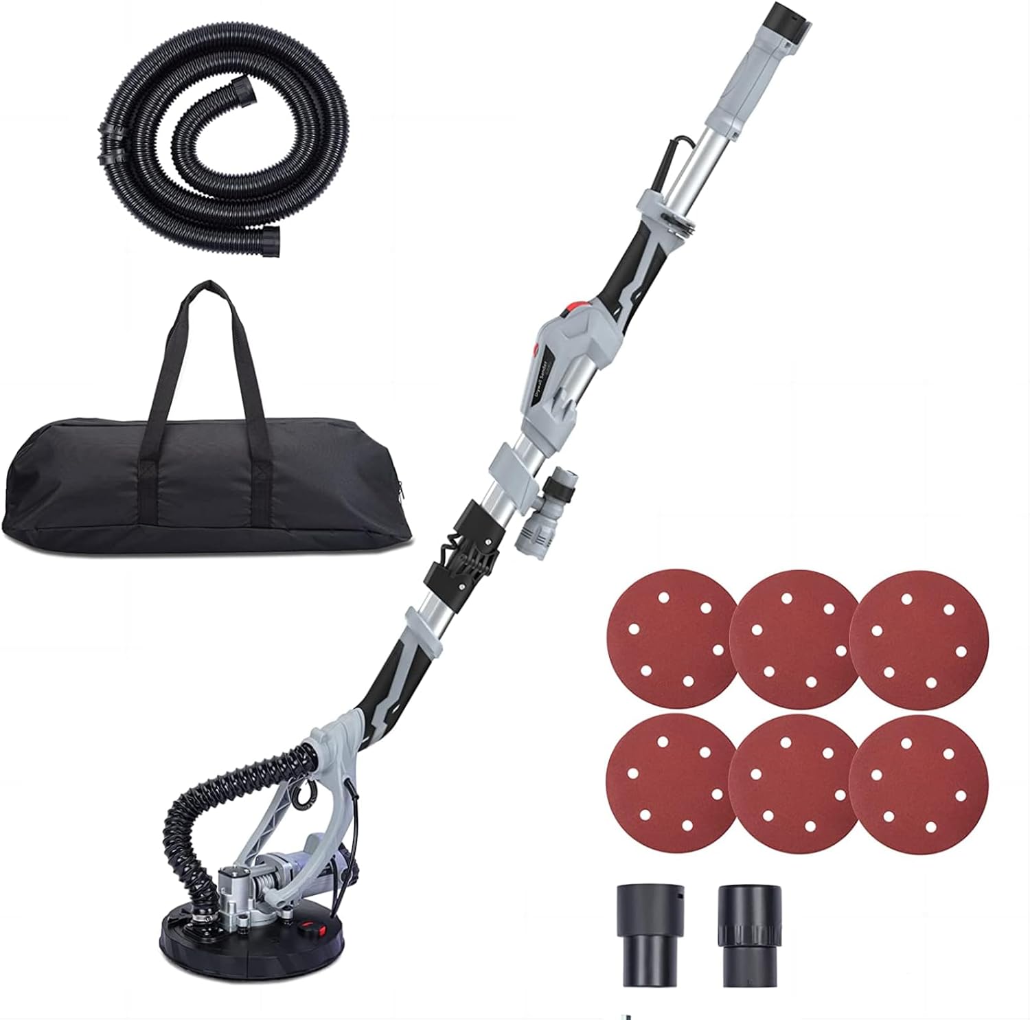 Electric Drywall Sander, Motor Sander with LED light, 710W, 800-1700RPM ...