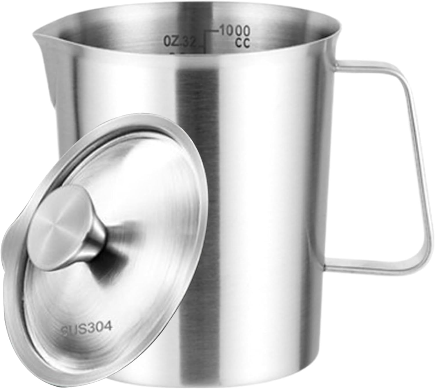 Amazon.com: Comebachome Stainless Steel Measuring Cups 34 Oz Liquid ...