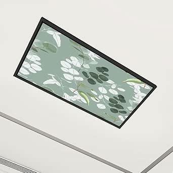 EXLOJMWTPOR 4 x 2 ft Decorative Fluorescent Light Cover for Ceiling ...