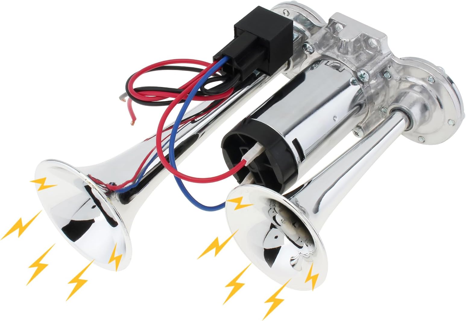 Amazon.com: 600DB Super Loud Car Electric Horn 12V Dual Trumpets Air ...