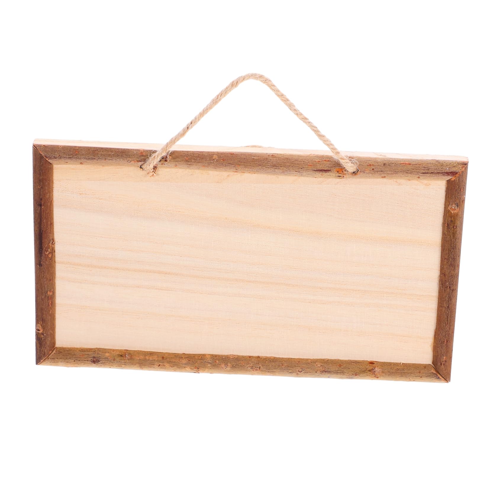 Hohopeti Unfinished Square Wood Sign Diy Craft Plaque for Home Decor ...
