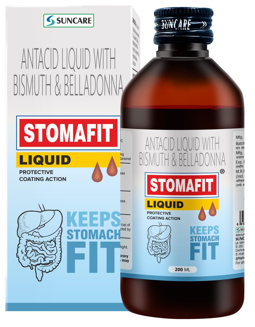 Buy Stomafit Liquid- 200 ml | Antacid | Digestion | Easy to consume ...