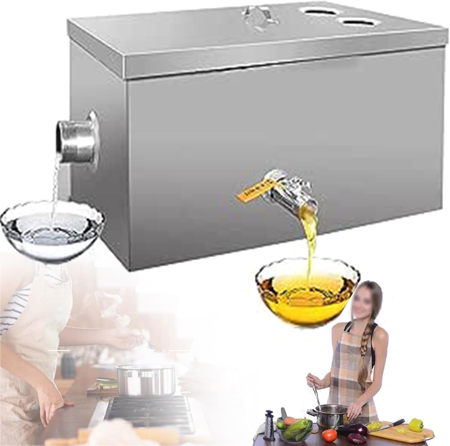 Commercial Grease Interceptor,Grease Trap Interceptor, Stainless Steel ...