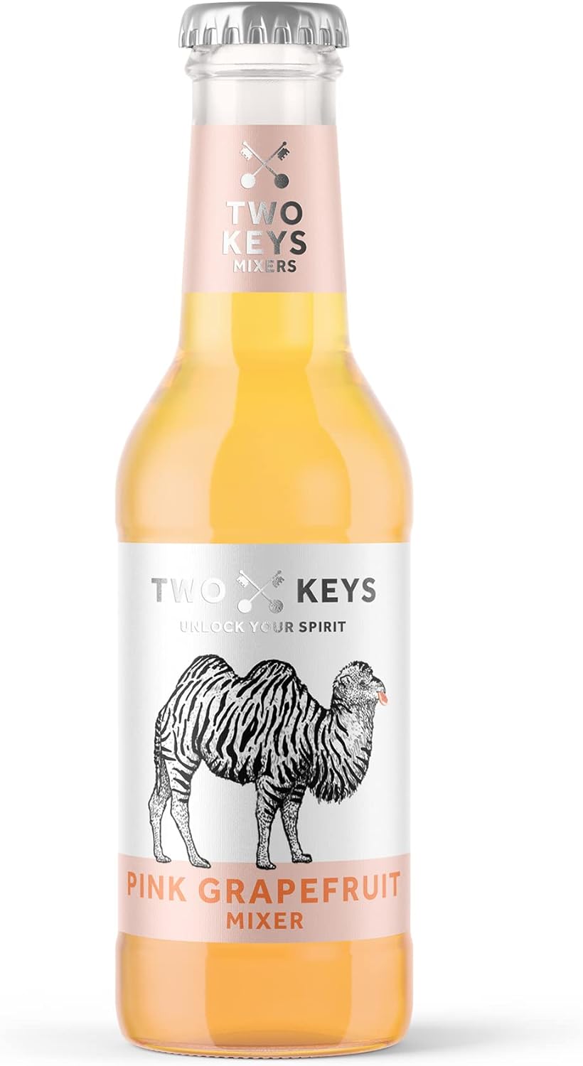 Two Keys Pink Grapefruit Soda 24 x 200ml Case/Mexican Grapefruit Soda ...