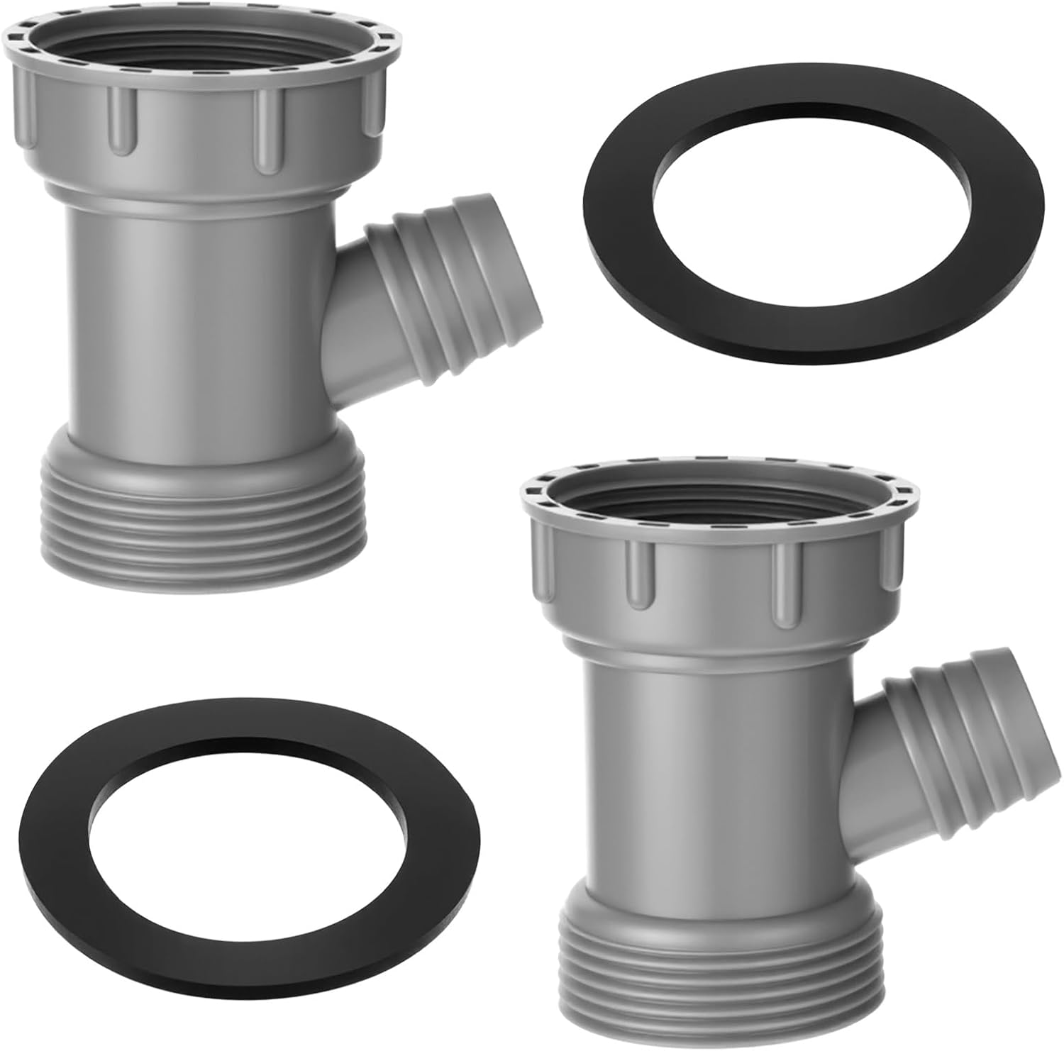 Amazon.com: Kitchen Sink Drain Pipe Adapter Wye, 1-1/2 Inch Y-Shaped ...