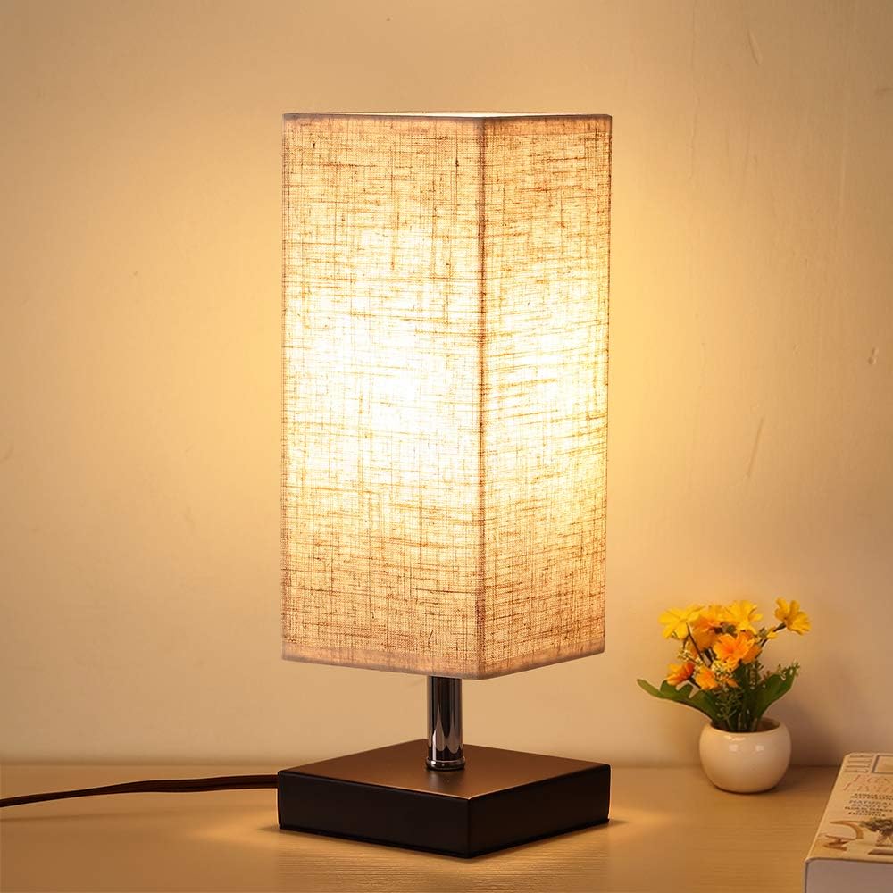 TAYOSAI Simple Table Lamp Bedside Desk Lamp,Bedside Table Lamp, Retro ...