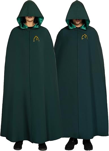 Rubies 1001084S-M000 The Traitors Full Length Hooded Cloak Adult Fancy ...