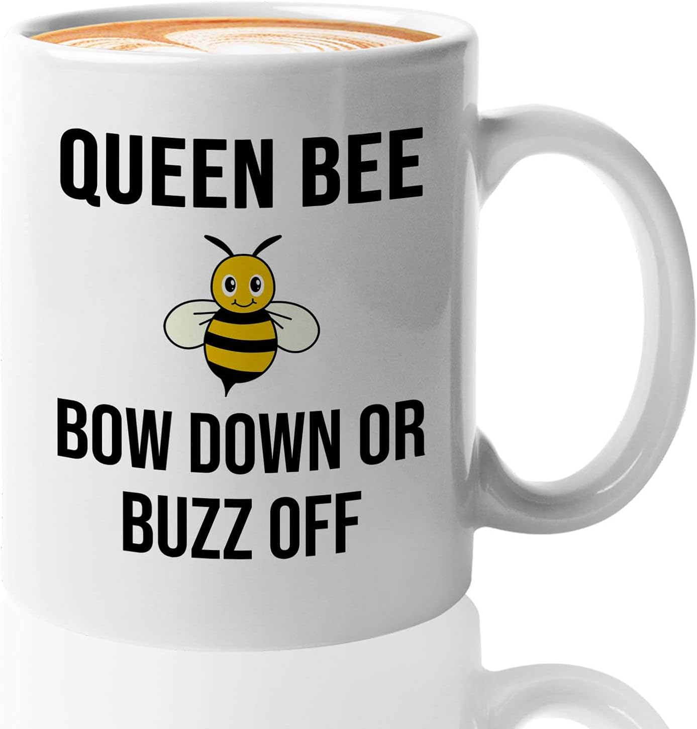 Amazon.com: Bubble Hugs Birthday Sarcasm Coffee Mug 11oz White - Queen ...