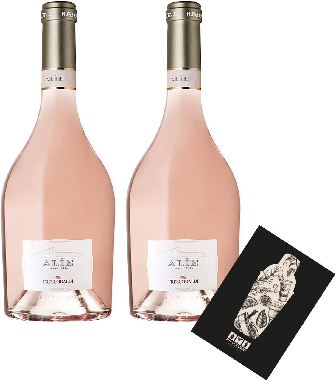 Rose Wein Set - 2x Alie Frescobaldi Rosé 750ml (12,5% Vol)- [Enthält ...