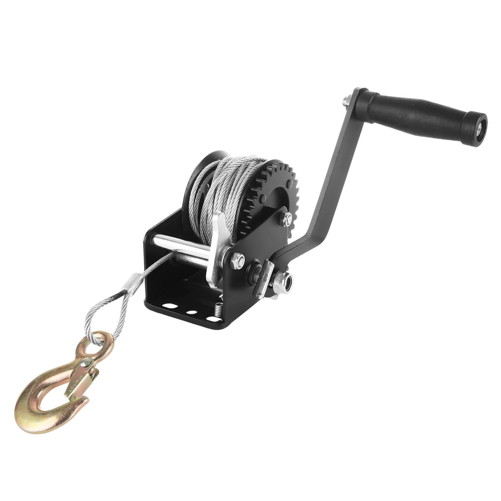 Snapklik.com : 800LB Hand Winch Boat Trailer Winch Heavy Duty Hand ...