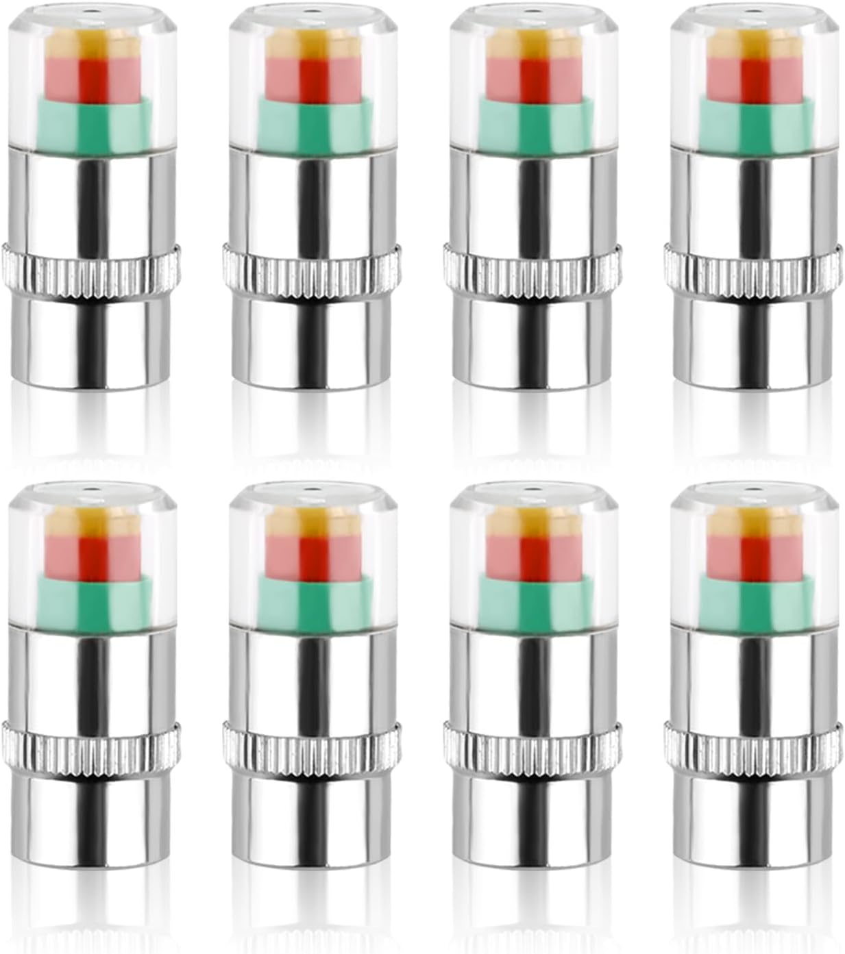 Amazon.com: 8pcs Tire Pressure Monitor Valve Stem Caps, 3-Color Eye ...