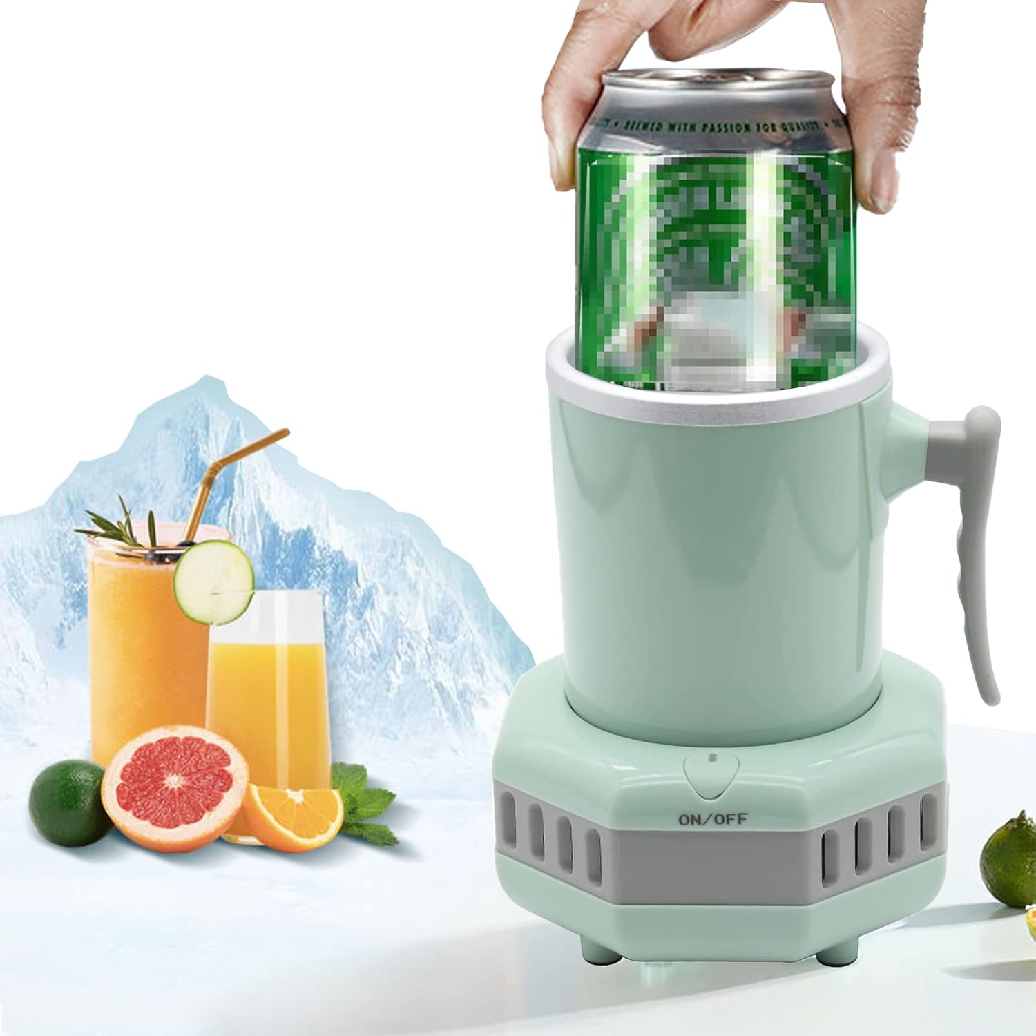 Amazon.com: XYMJ Electric Cooling Cup Portable Beverage Mug Cooler ...