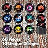 60 PCS Records Bulletin Board Cutouts, 10 Designs Bulletin Board ...