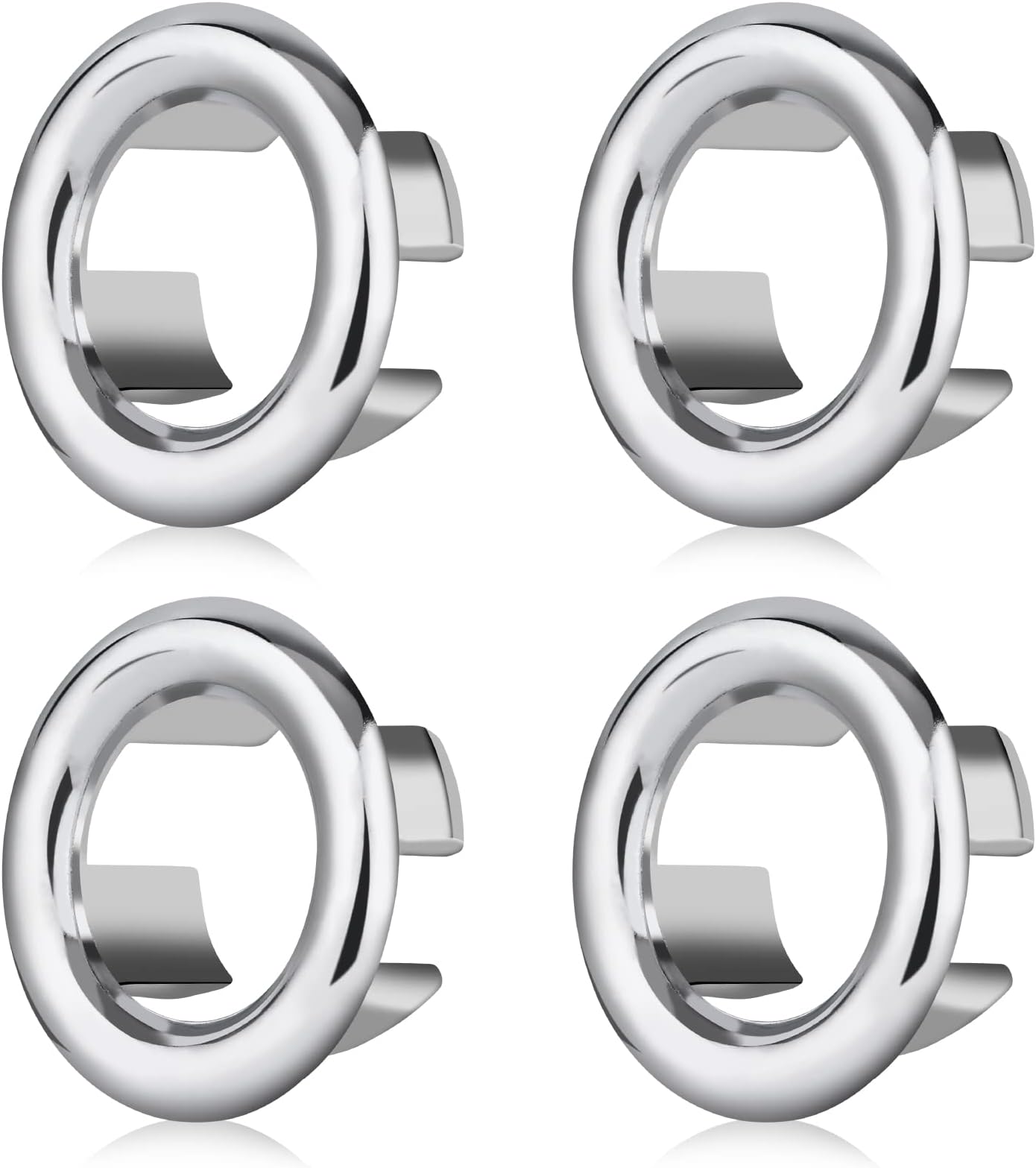 4 PCS Sink Overflow Ring, Kitchen Bathroom Sink Hole Round, Insert in ...