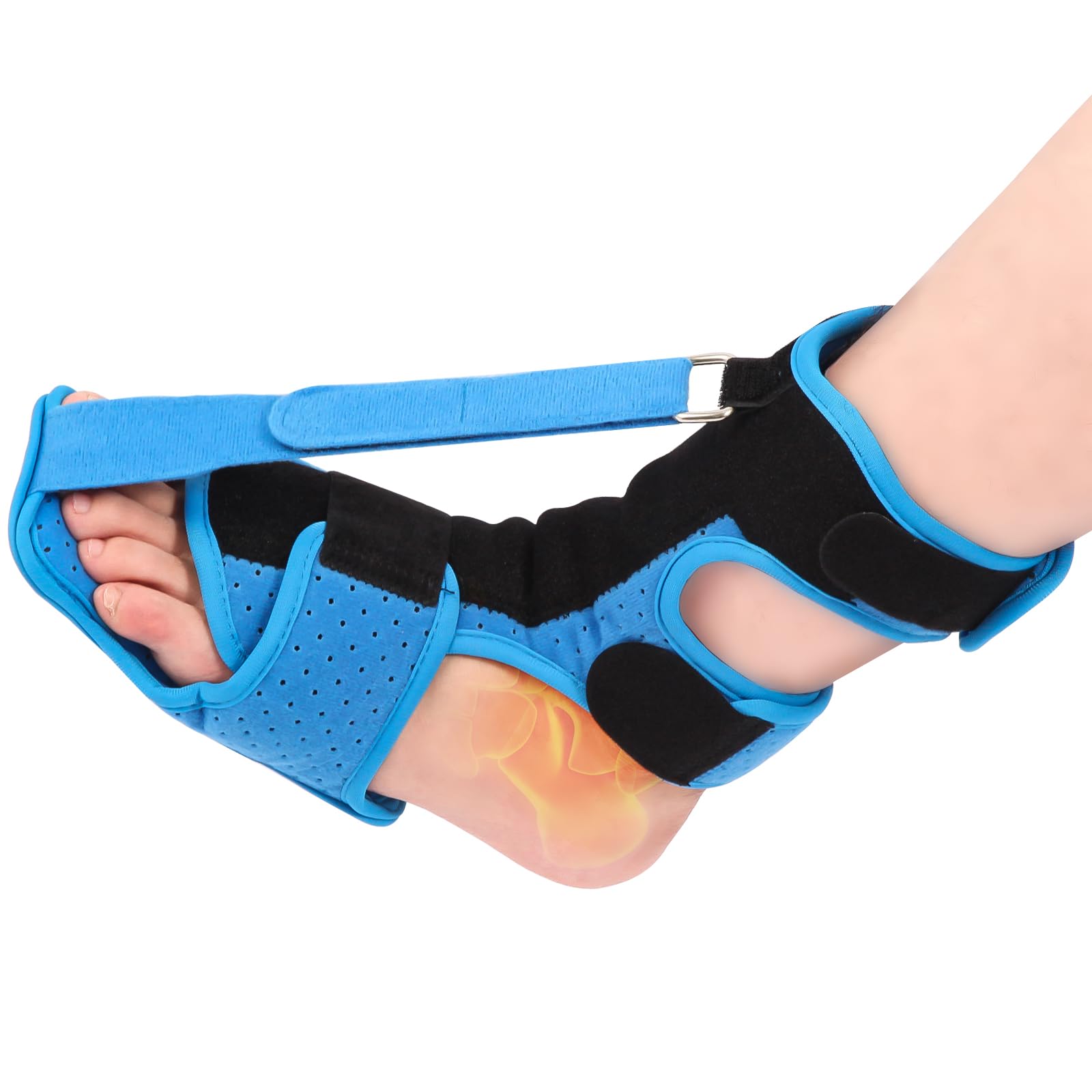 Buy EliaValth ar Fasciitis Night Splint for Pain - Adjustable Foot ...