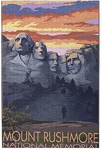 Amazon.com: Mount Rushmore National Memorial, South Dakota Great Jigsaw ...