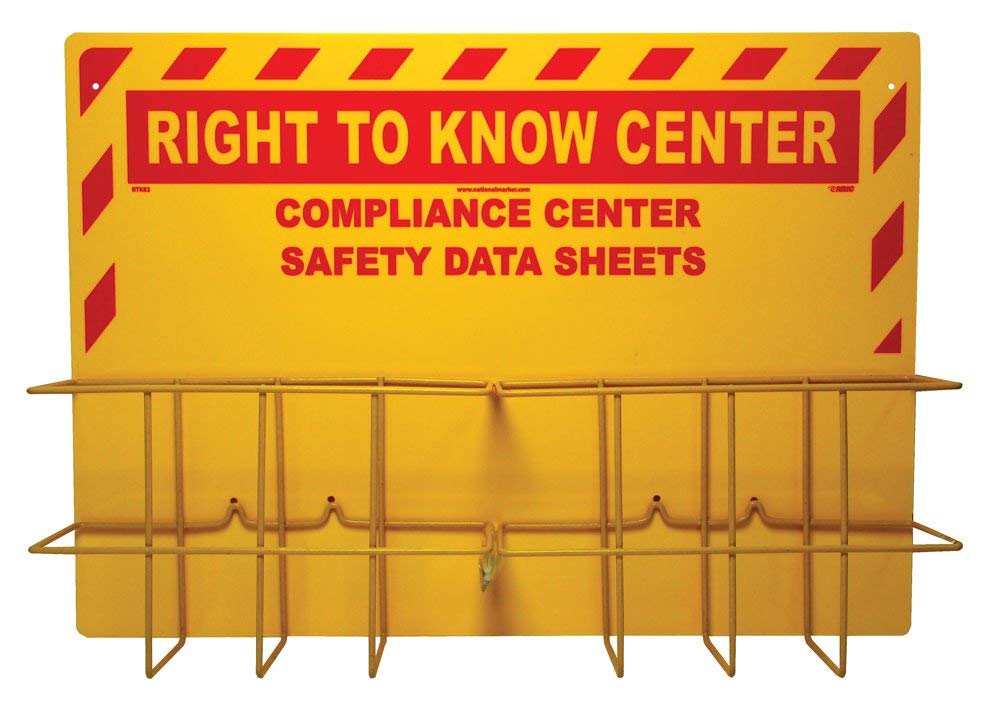 NMC RTK85 Right-to-Know Center - 31 in. x 20 in. SDS Rack, 2 Racks ...
