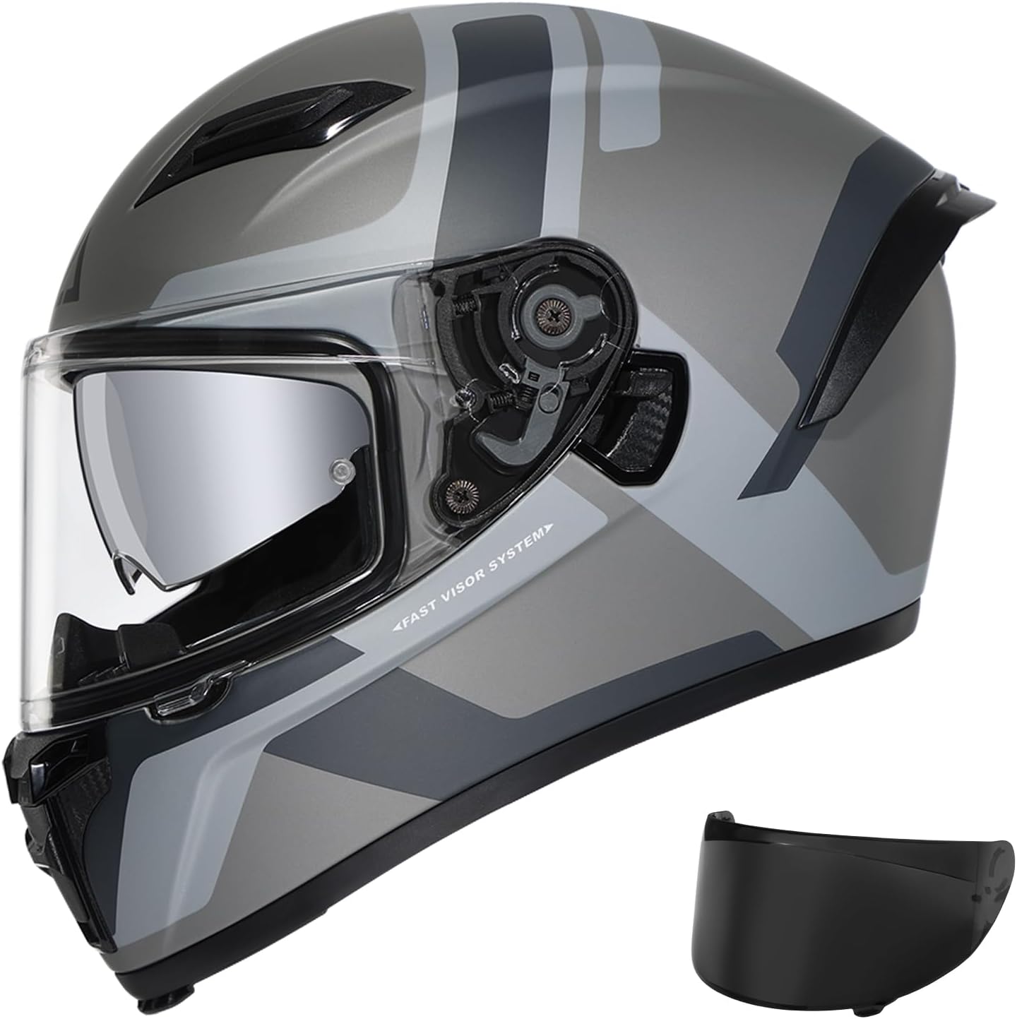 Amazon.com: TRIANGLE Motorcycle Helmets Full face Helmet for Adults Men ...