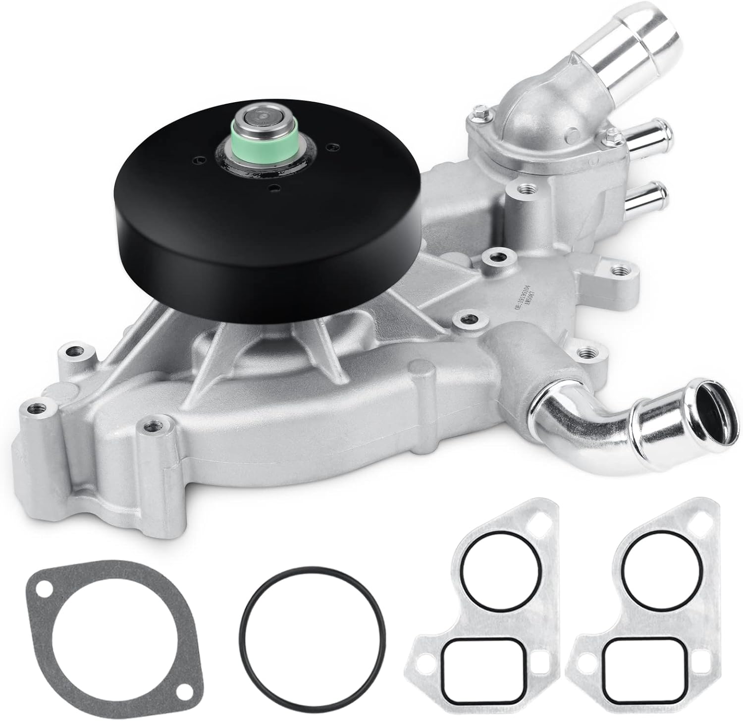 Amazon.com: AW5087 Engine Water Pump w/Coolant Thermostat & Gasket Set ...
